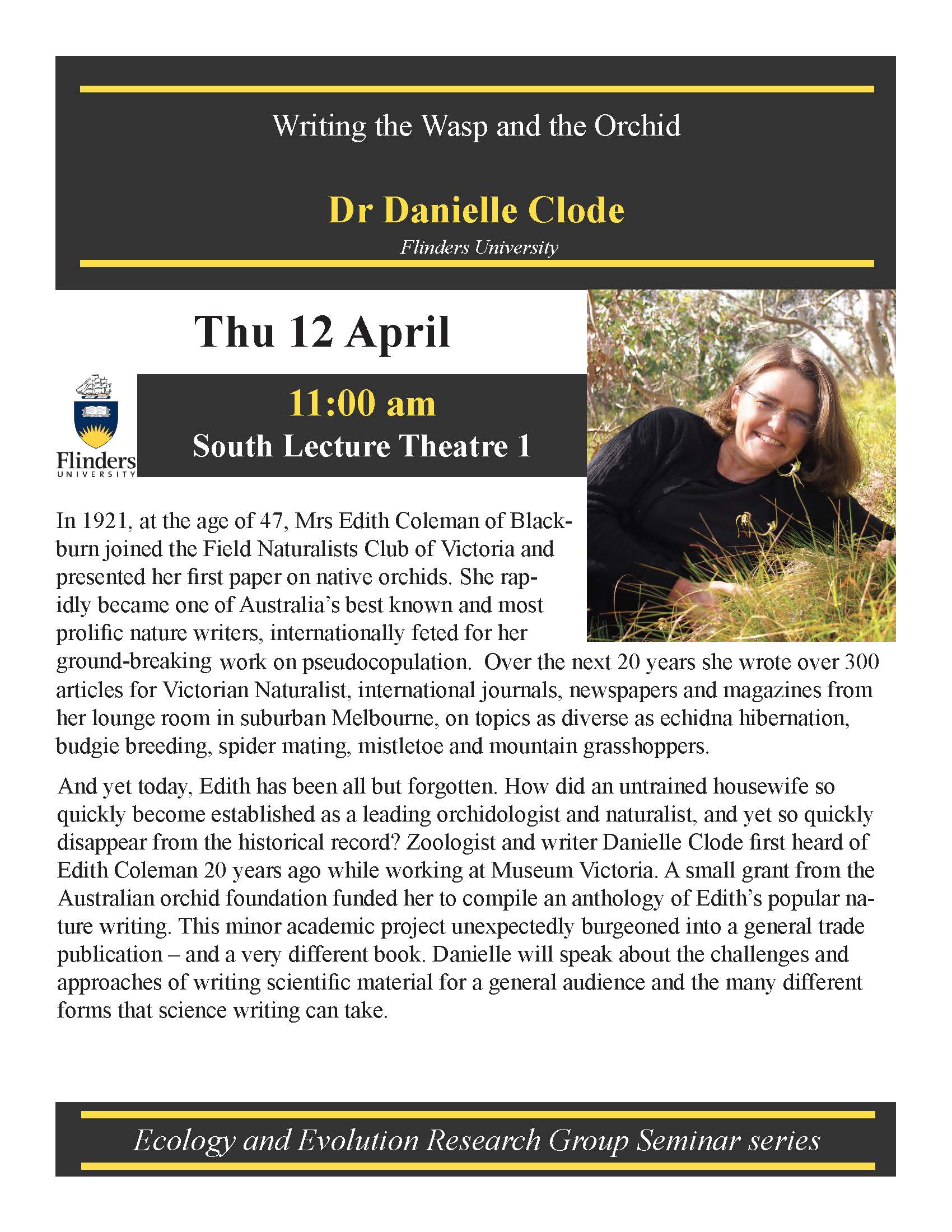 Seminars – Global Ecology @ Flinders